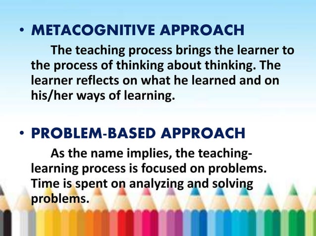 Different approaches and methods | PPTX | Educational Assessment | Education