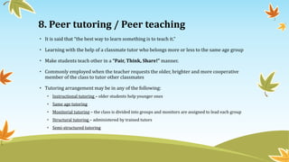 Different Teaching Approaches and Methods | PPTX