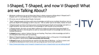 Different approaches for describing the concept of t shaped | PPT
