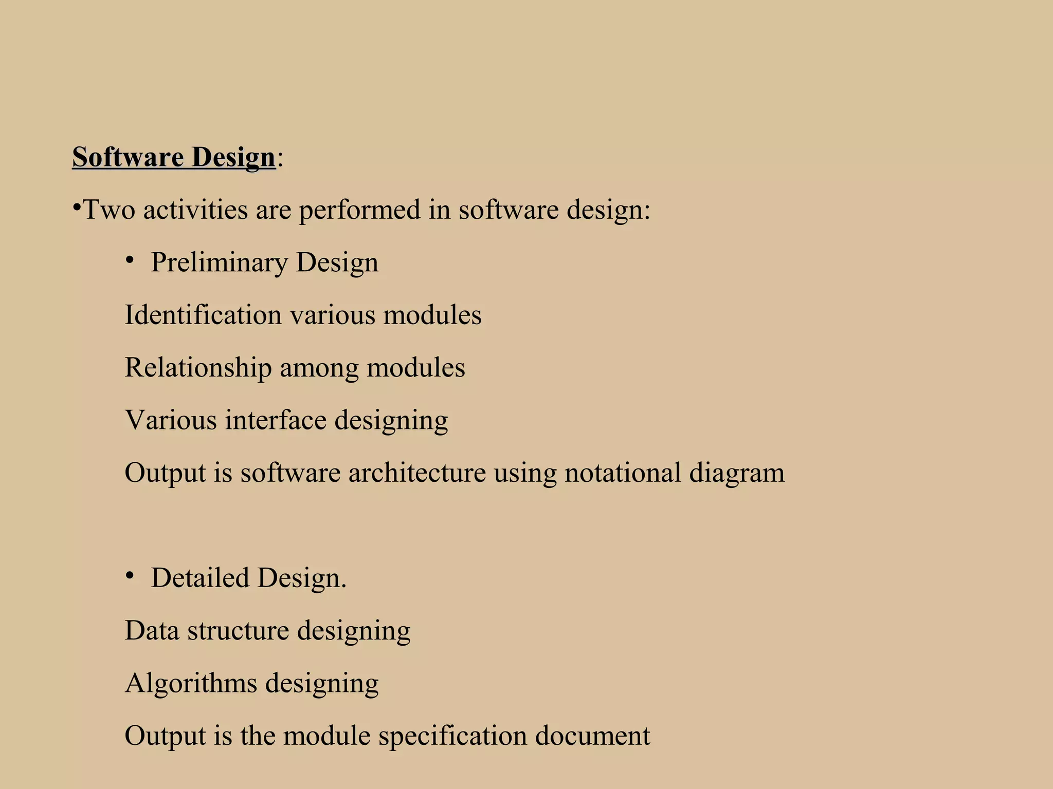 Different approaches to software design | PPT