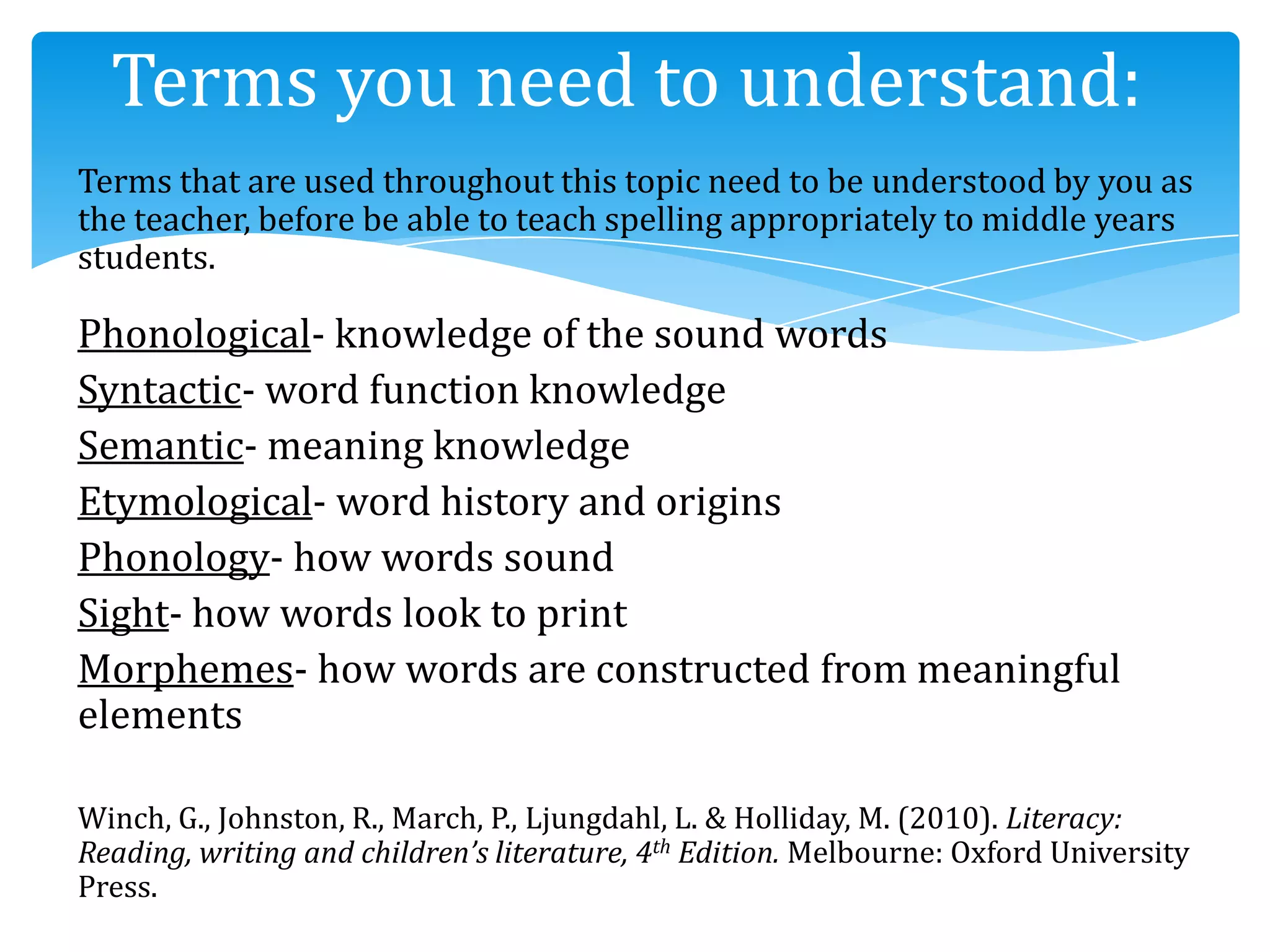 Different approaches to spelling | PPTX