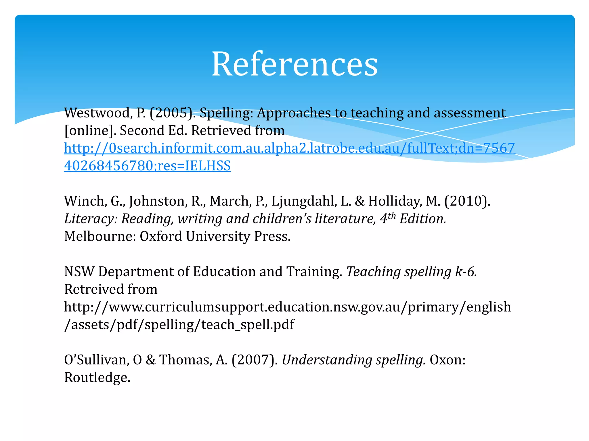 Different approaches to spelling | PPTX