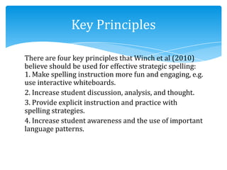 Different approaches to spelling | PPT