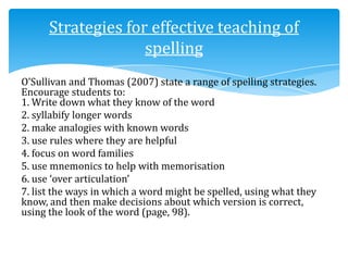 Different approaches to spelling | PPTX