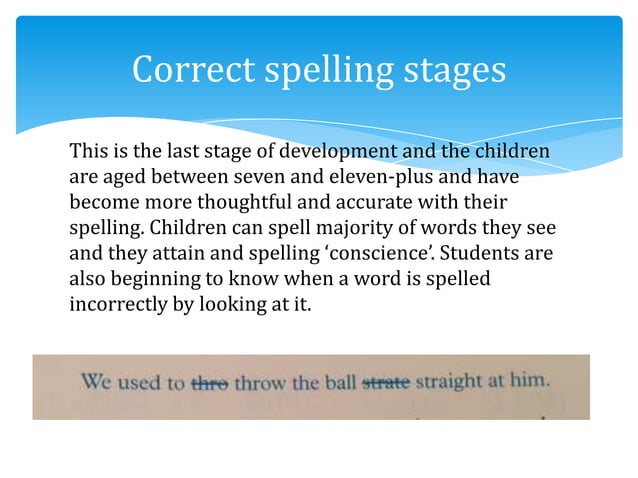 Different approaches to spelling | PPTX