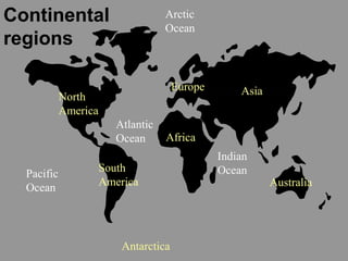 Different approaches to the regional division of the world | PPT