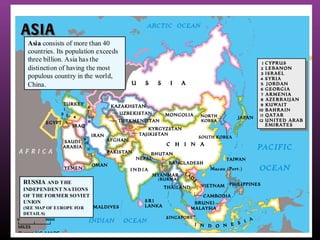 Different approaches to the regional division of the world | PPT