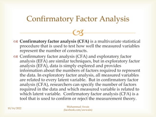 Difference Between EFA and CFA in Mass Media Research.pptx