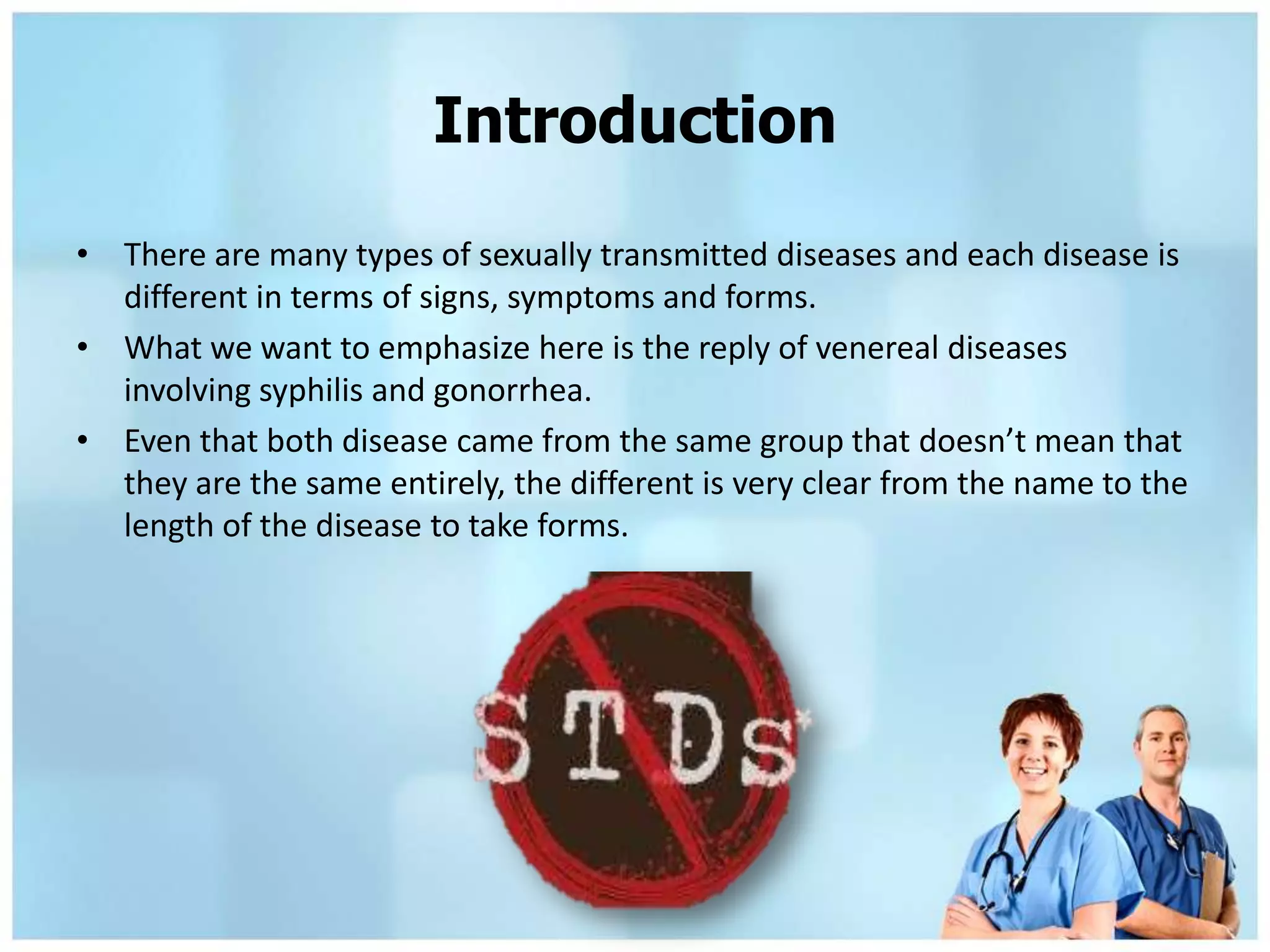 Different between syphilis & gonorrhea | PPTX