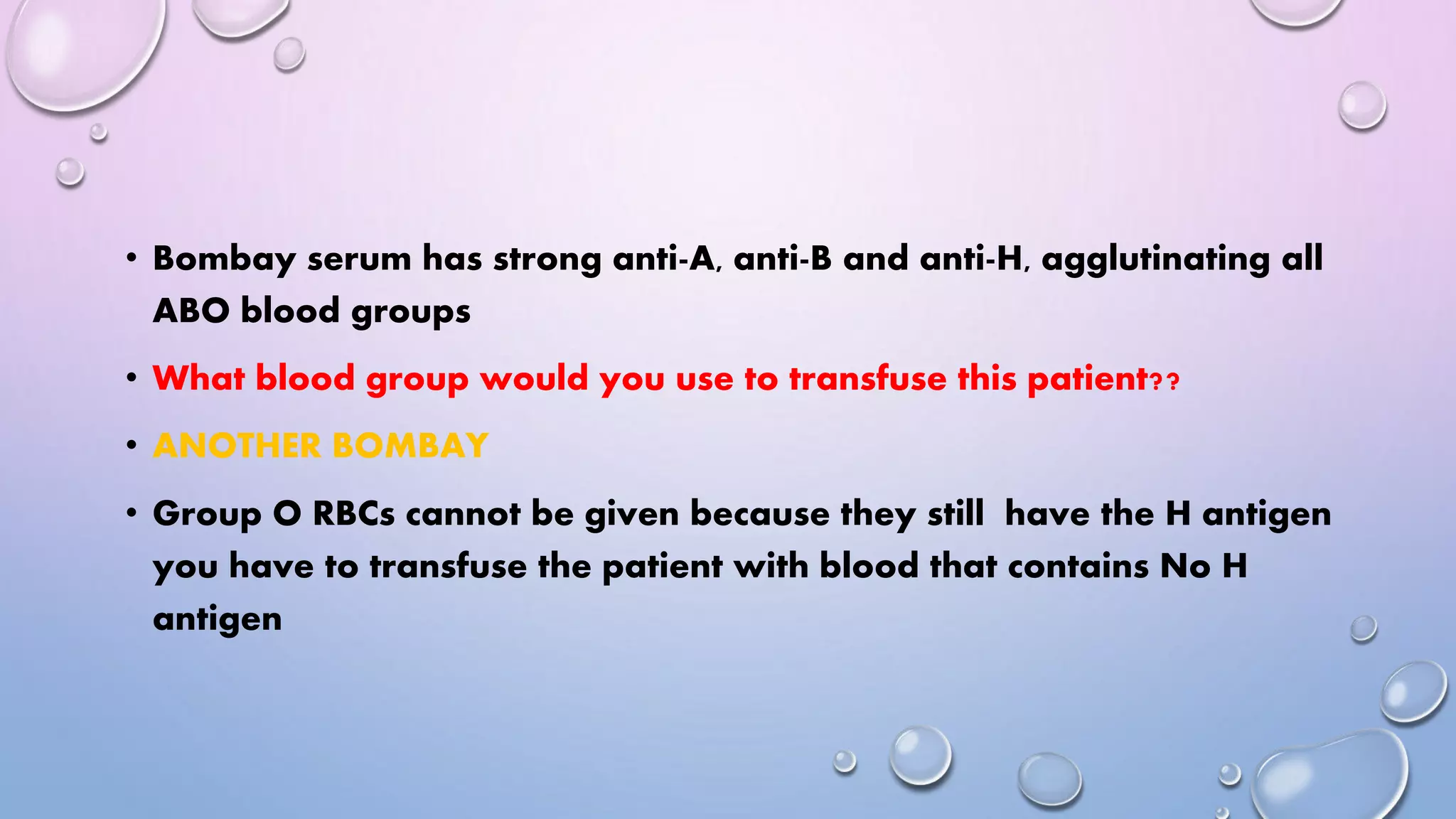 Different blood groups and their significance | PPTX