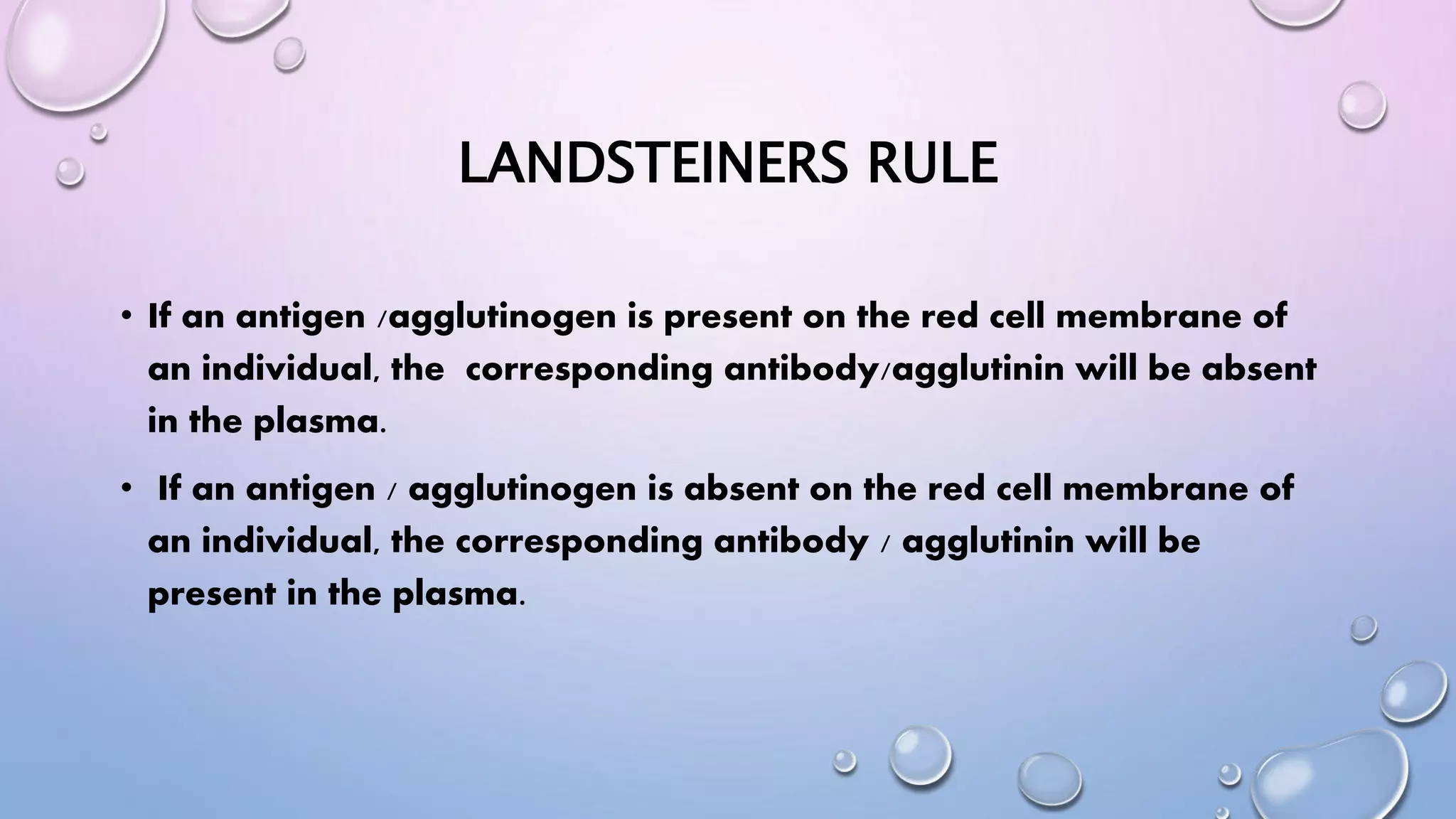 Different blood groups and their significance | PPTX