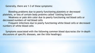 Different blood tests given for bleeding disorders or blood dyscrasia | PPT