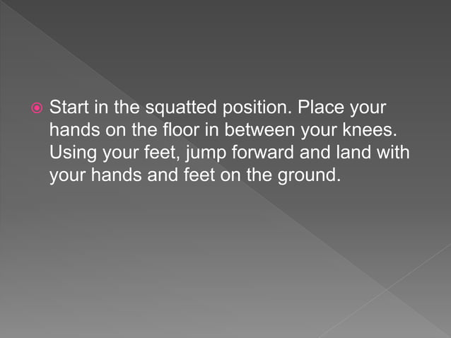Different body movements and animal walk | PPT