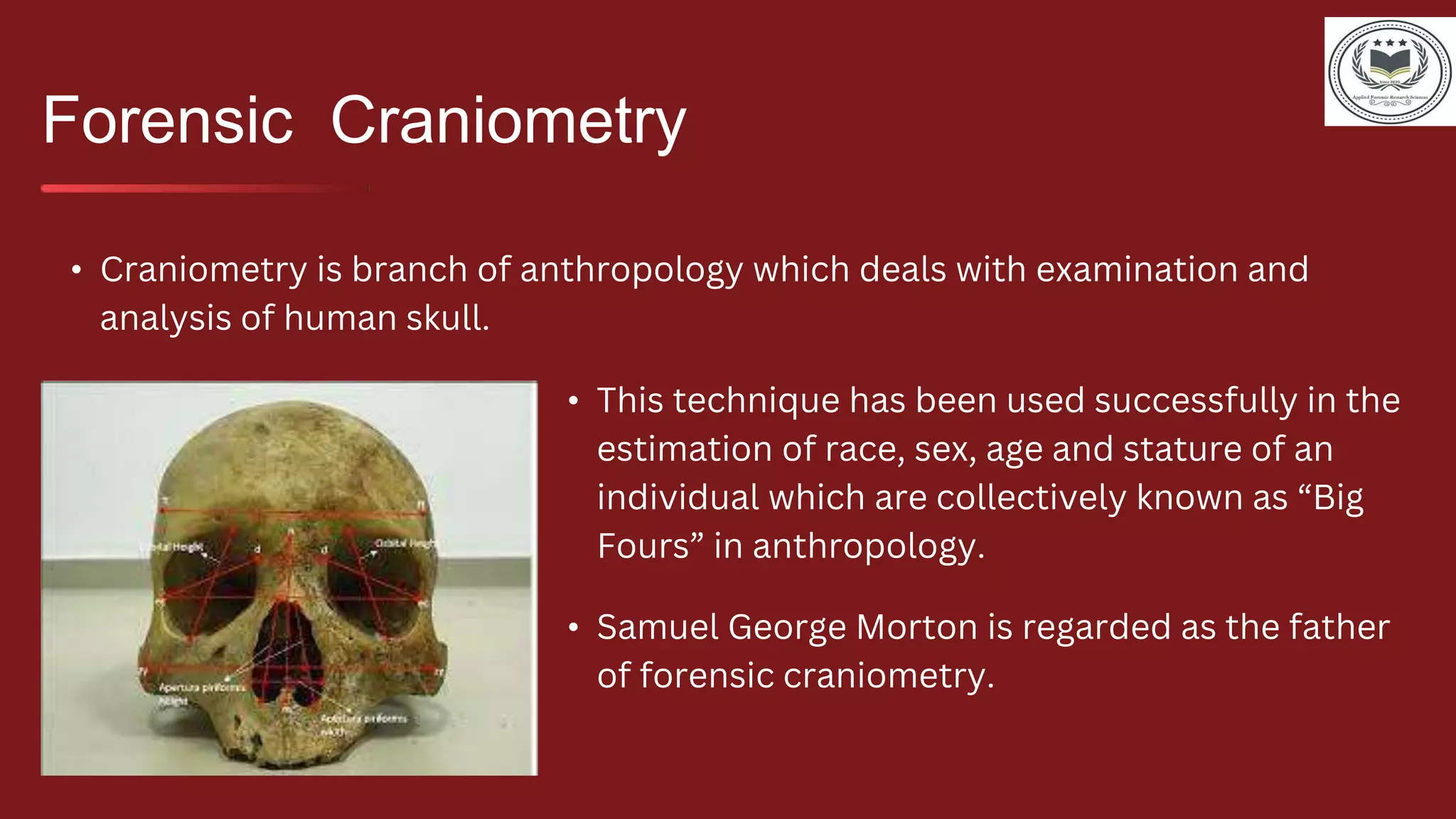 Different branches in forensic biology | PPTX