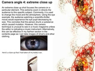 Different camer angles | PPT