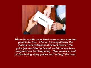 Different cheating methods used by teachers | PPT