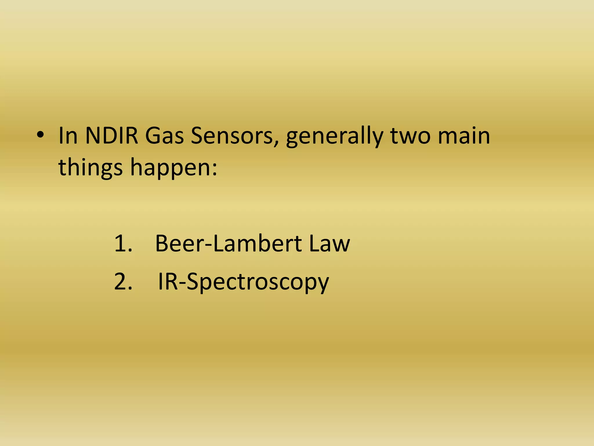 Different circuits for ndir gas sensor | PPTX