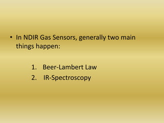 Different circuits for ndir gas sensor | PPTX