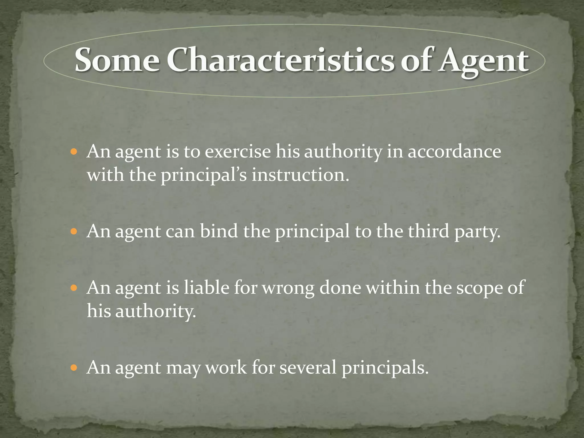 Different classes of agent | PPT