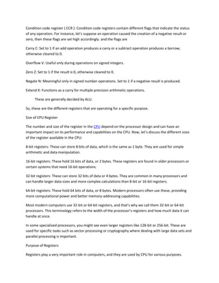 Differents Classes of CPU Registers.docx