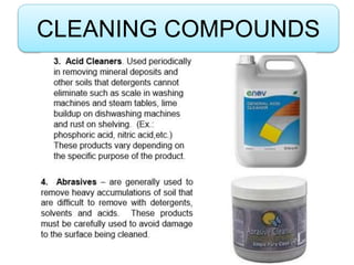 Different cleaning agents | PPTX