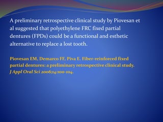 Different clinical applications of bondable reinforcement ribbond in ...