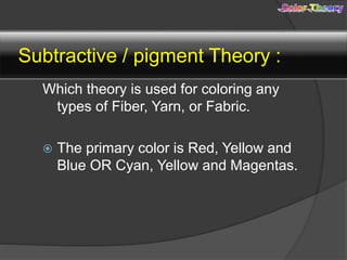 Different color theory | PPTX | Painting | Arts and Crafts