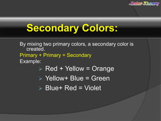 Different color theory | PPTX | Painting | Arts and Crafts