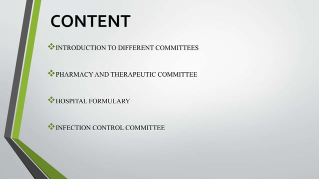 DIFFERENT COMMITTEES IN THE HOSPITAL.pptx | Pharmaceutical Industry ...