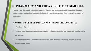 DIFFERENT COMMITTEES IN THE HOSPITAL.pptx