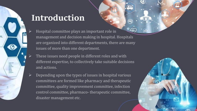DIFFERENT COMMITTEES IN THE HOSPITAL.pptx | Pharmaceutical Industry ...
