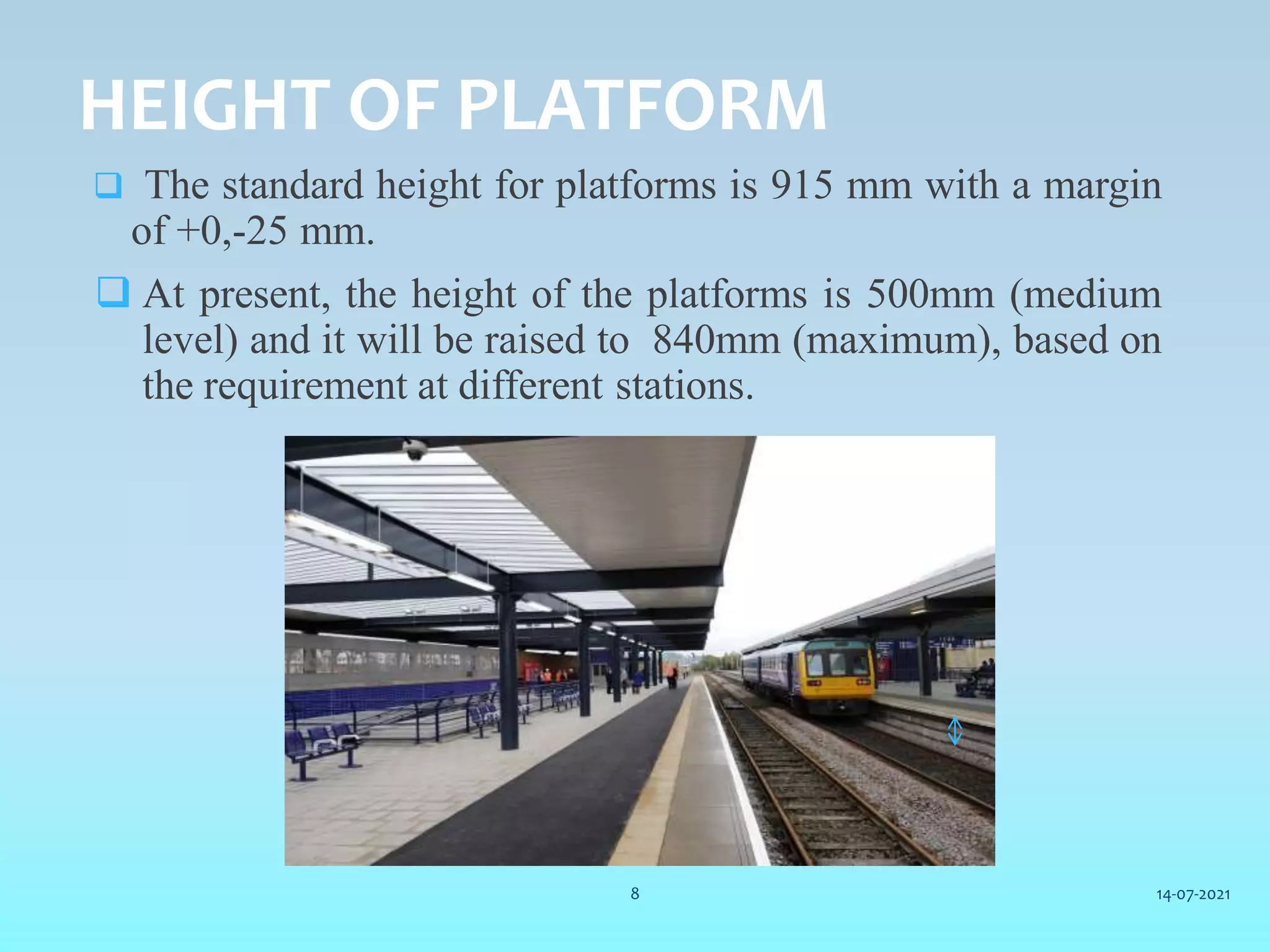 Different Cross sections of Rail Tracks and Railway Station Layout | PPTX