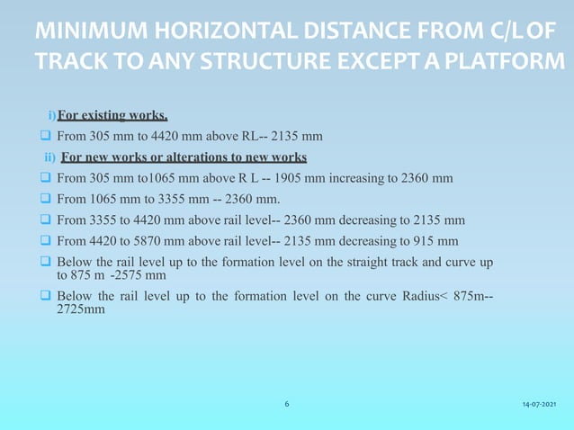Different Cross sections of Rail Tracks and Railway Station Layout | PPTX