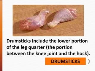 Different Cuts of Poultry | PPTX