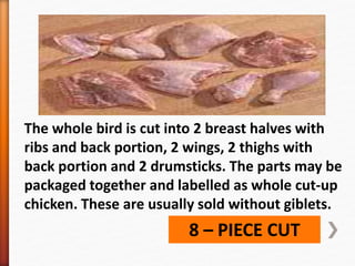 Different Cuts of Poultry | PPTX