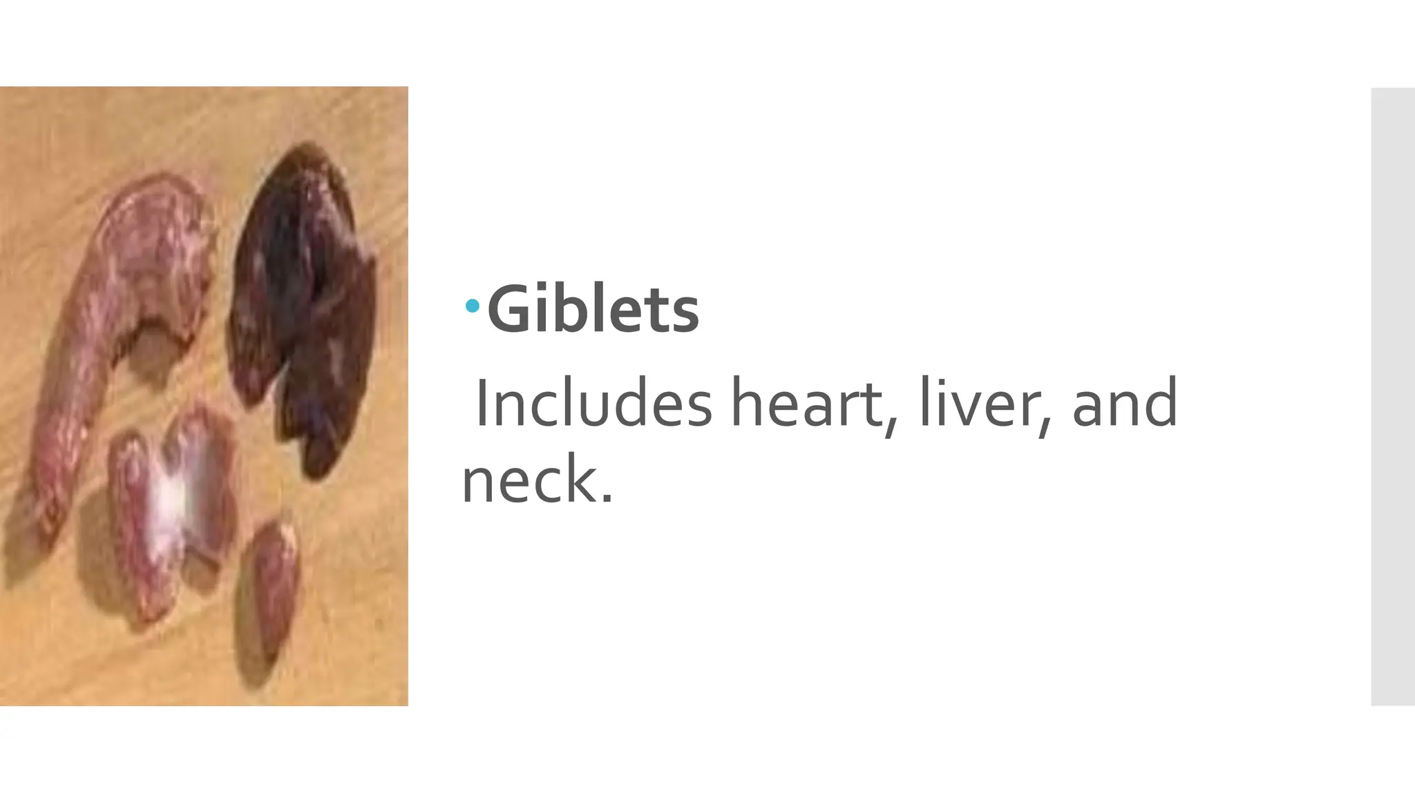 Different cuts of Poultry and Game.ppt Bird | PPTX