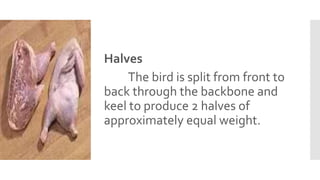 Different cuts of Poultry and Game.ppt Bird | PPTX