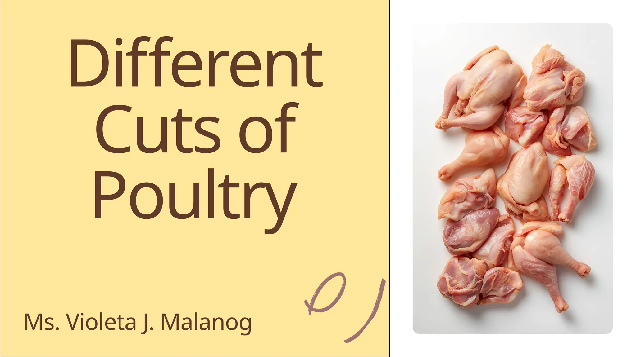 Different Cuts of Poultry Q3 lesson .pptx
