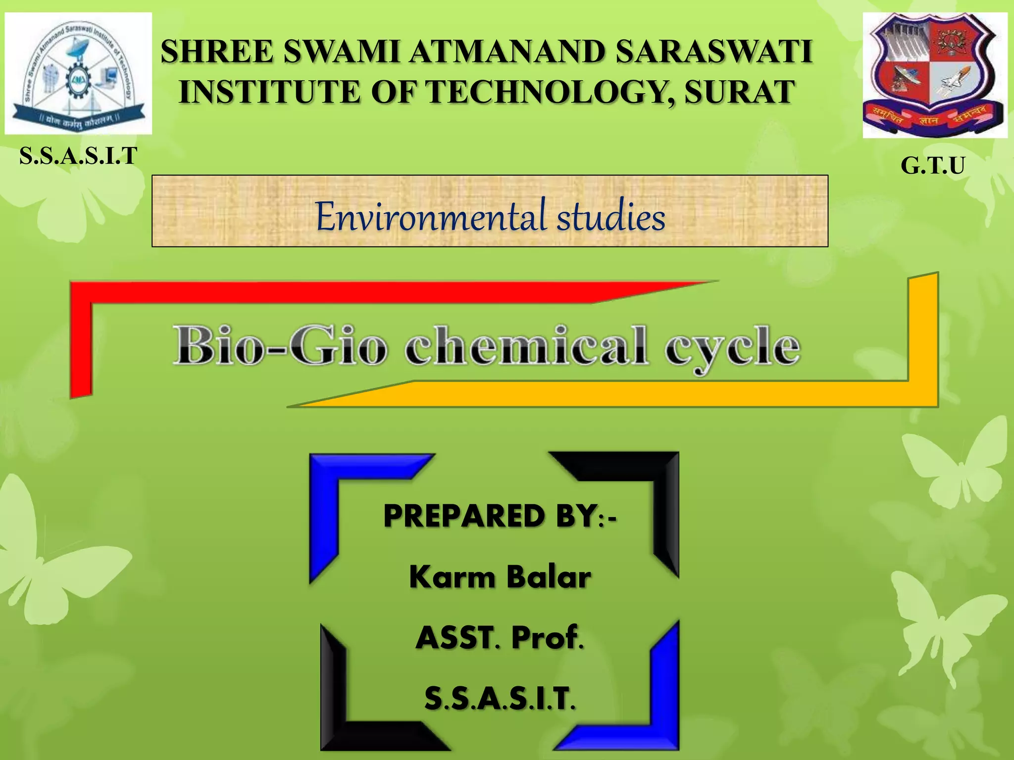 Different BIO - GEO cycle of eco system | PPTX