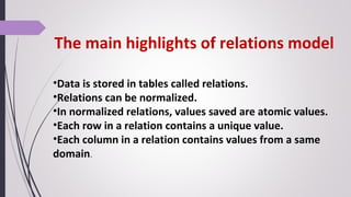 Different data models | PPT