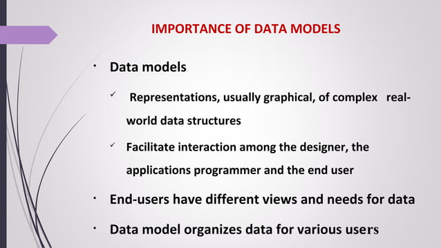 Different data models | PPT
