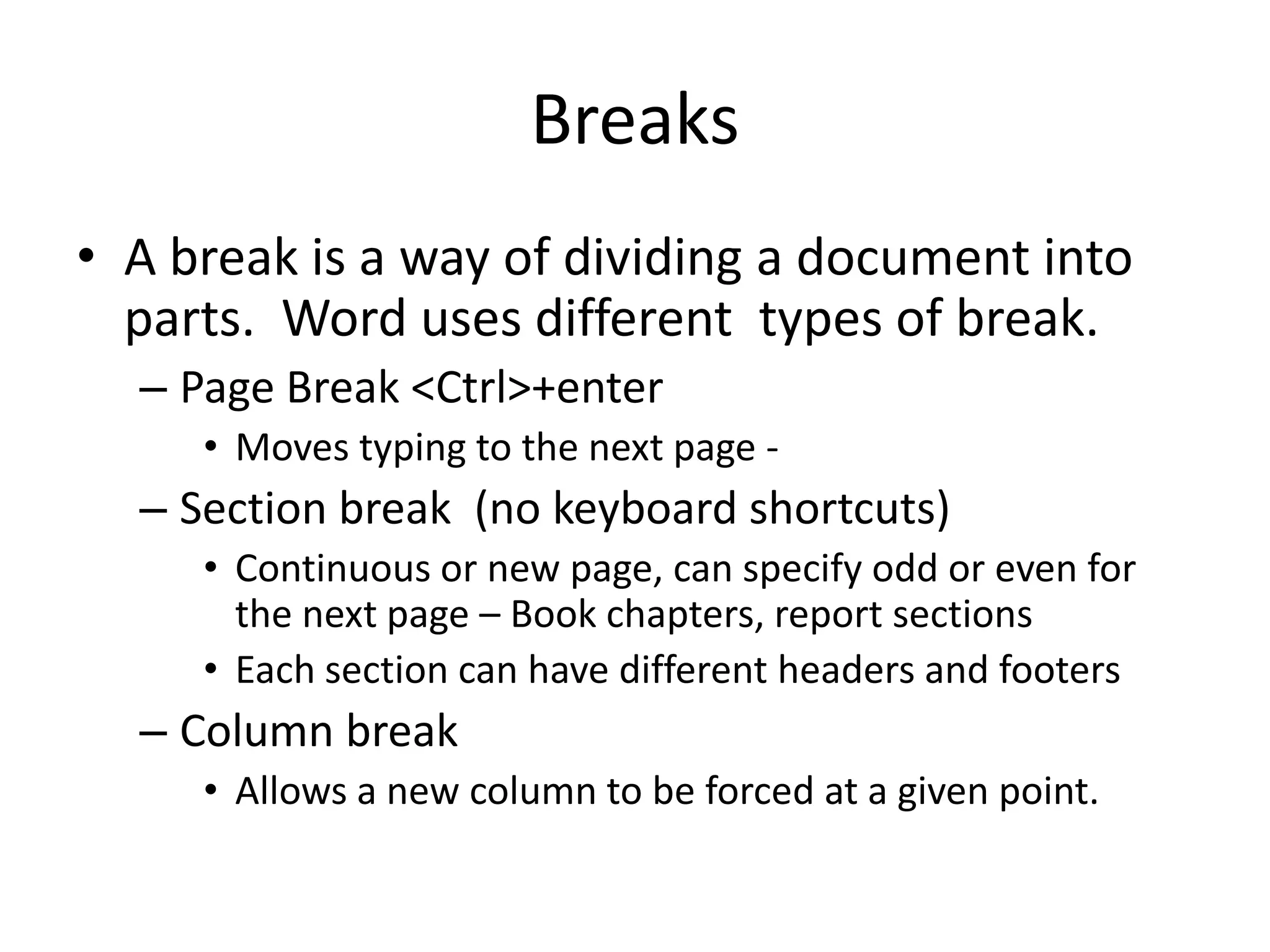 Different document types | PPTX