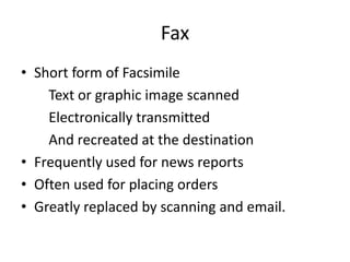Different document types | PPTX