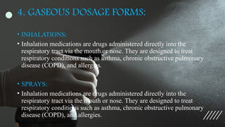 DIFFERENT DOSAGE FORMS OF DRUGS.pptx for PHBT | PPTX