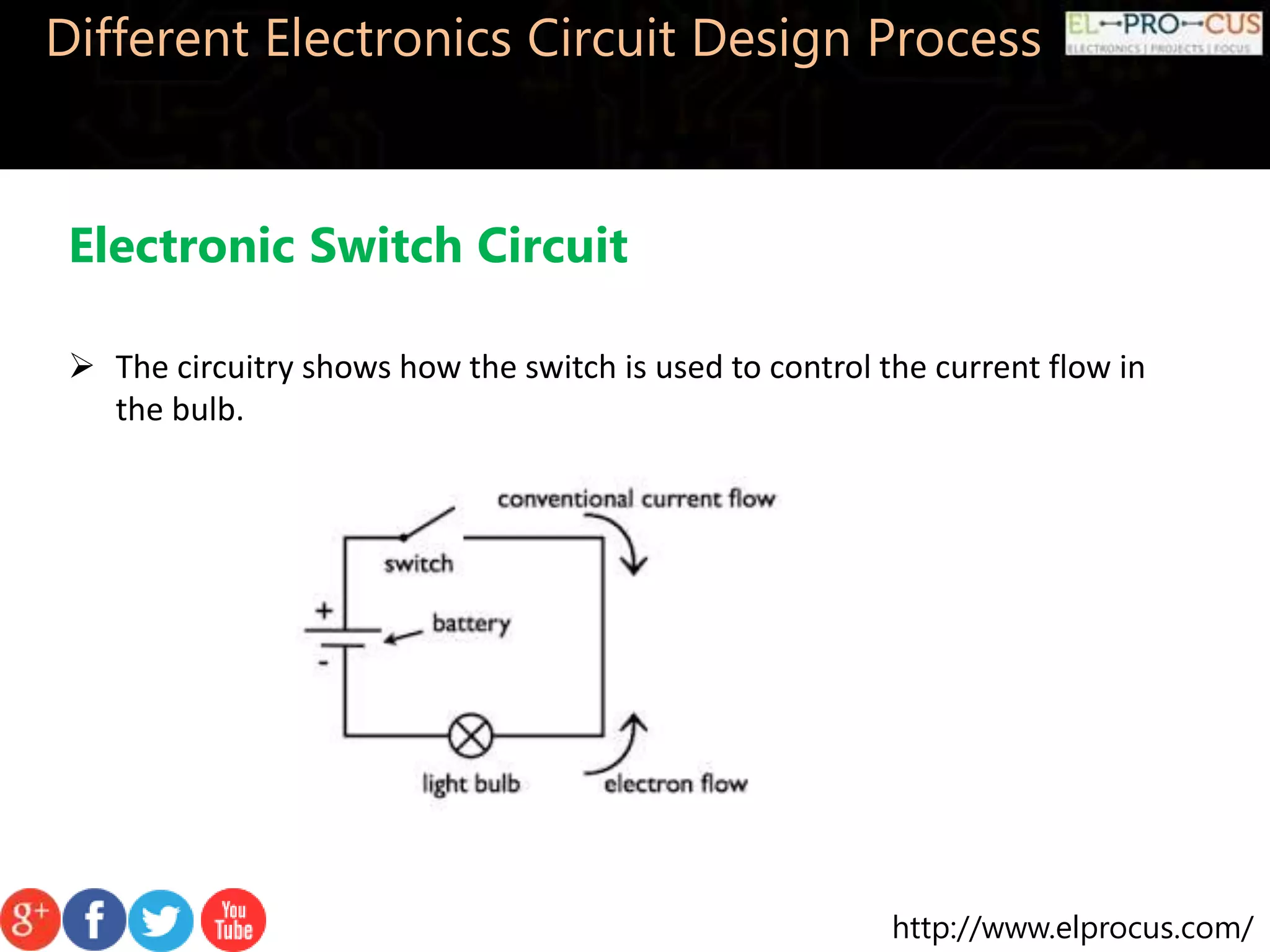 Different electronics circuit design process | PPTX