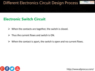 Different electronics circuit design process | PPTX
