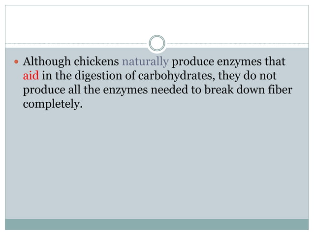Different enzymes in animal nutrition | PPTX | Agriculture | Industries