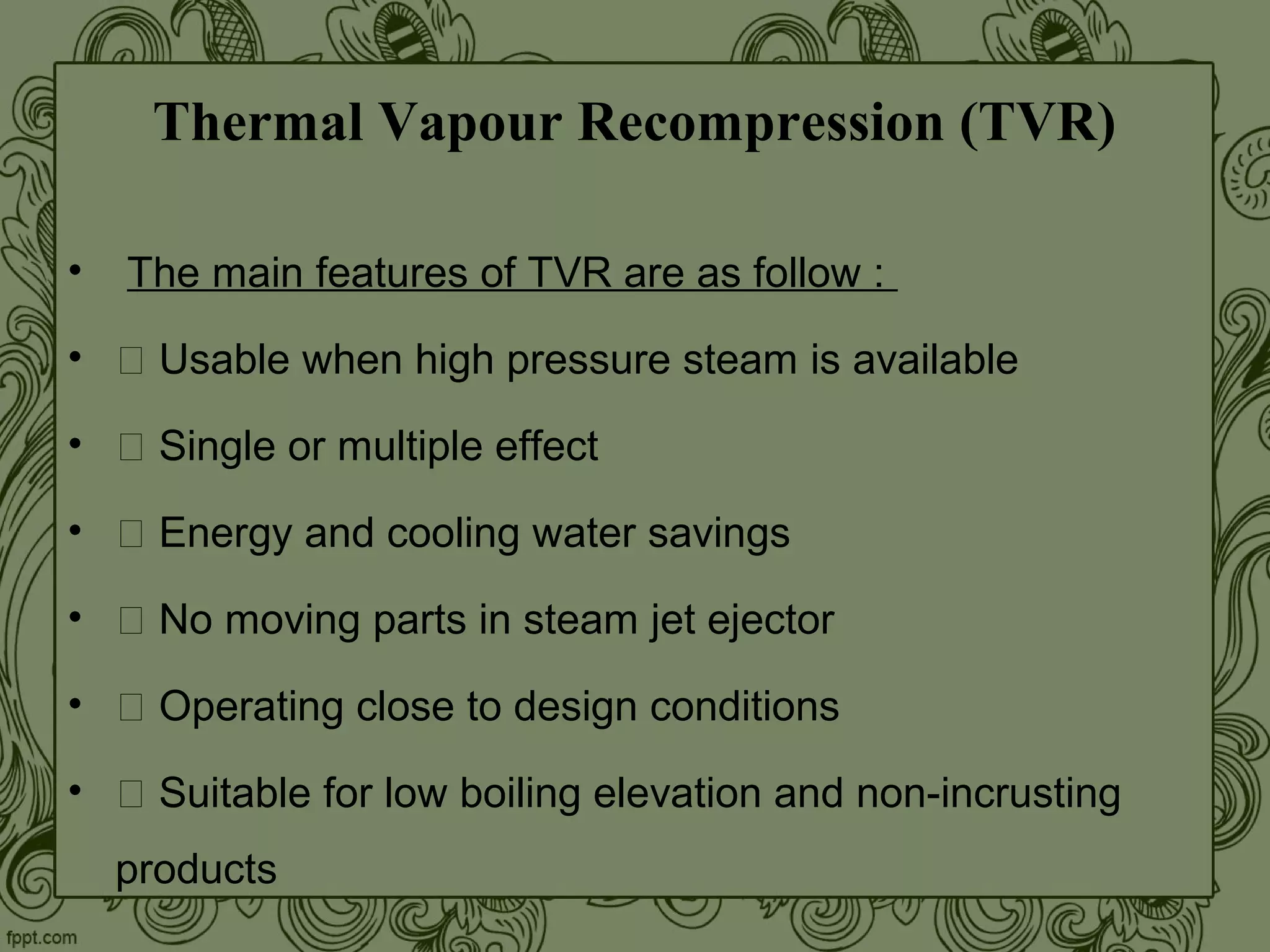 Different evaporators in food industey | PPT
