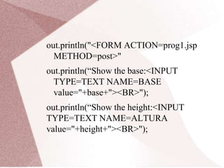 Different examples of jsp codes | PPT