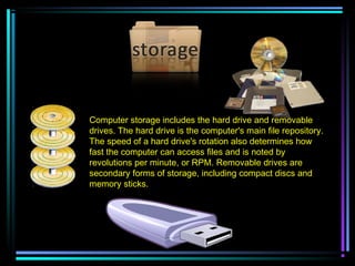 Different features of computer | PPT